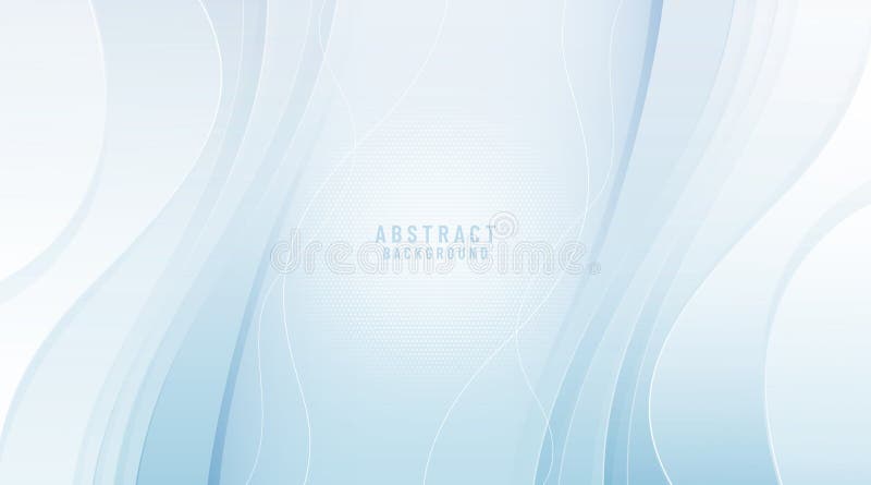 Light Blue Wavy Vector Template with Lines. Graphic Design Template for ...
