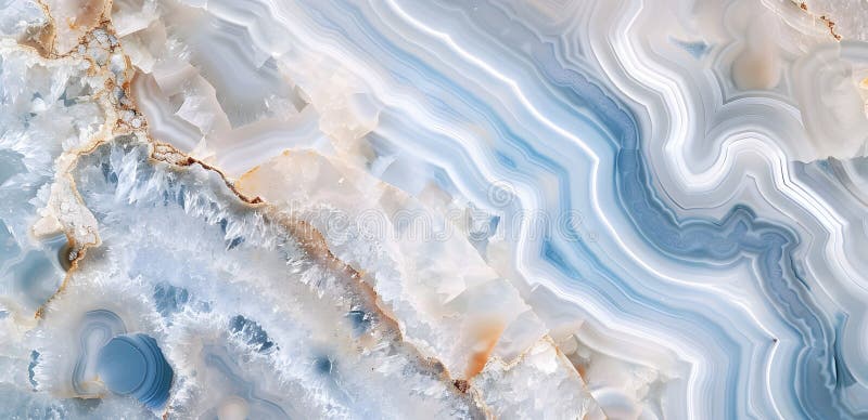 Abstract Light Blue Agate Stone Texture Stock Illustration ...
