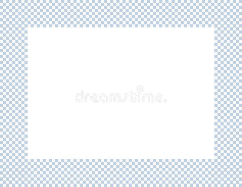 Light Blue and White Checkered Frame Stock Image - Image of blue ...