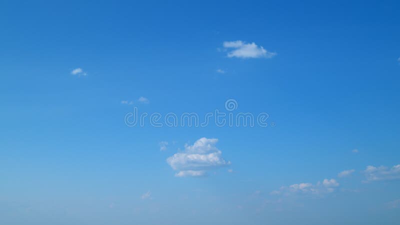 Light Blue and White Colours of Real Skies with Clouds. Timelapse ...