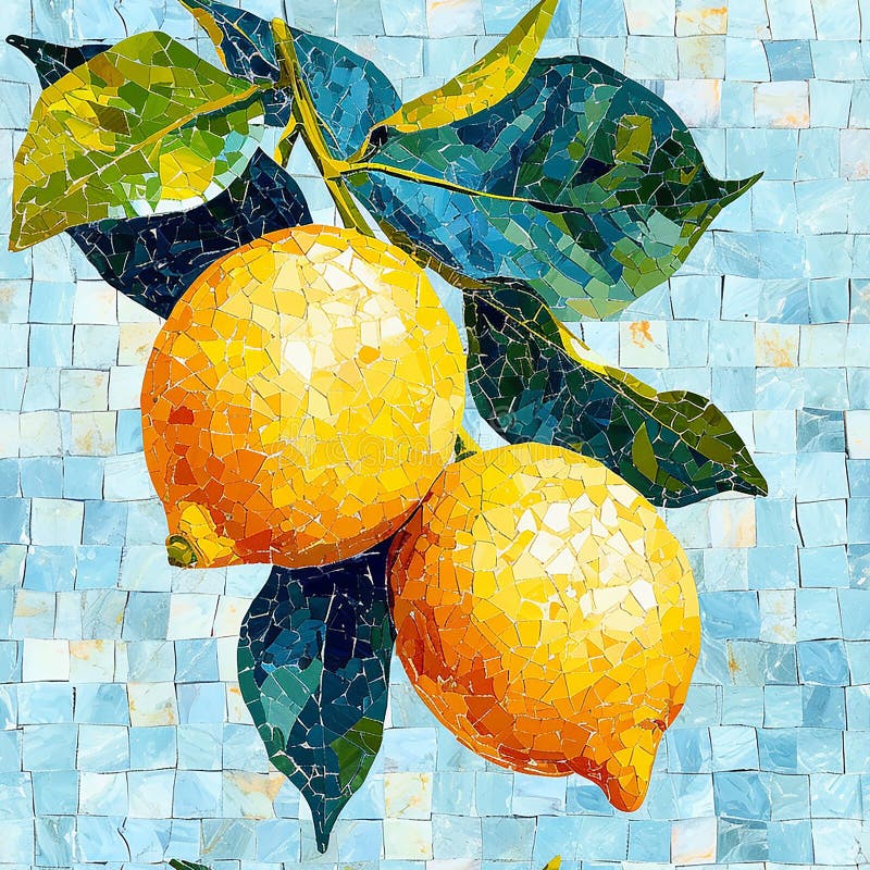 Light Blue and White Italian-style Roman Mosaic Tile Pattern Background ...