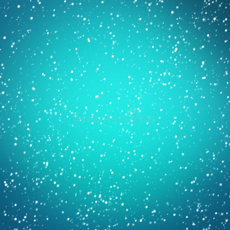 Light Blue Winter Christmas Background with Snow Stock Photo - Image of ...