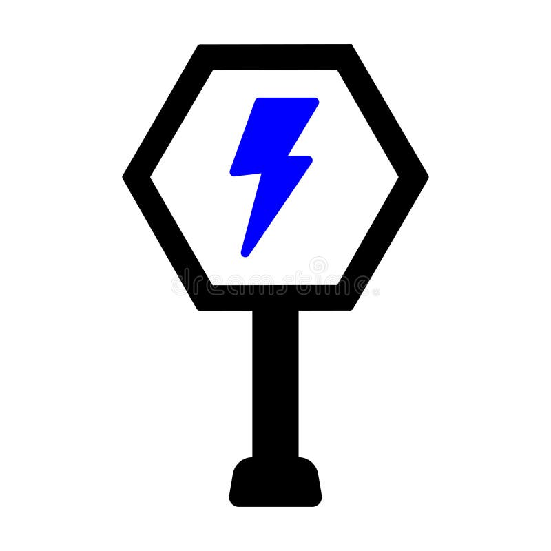 Light Bolt Icon stock vector. Illustration of icon, beautiful - 330670692