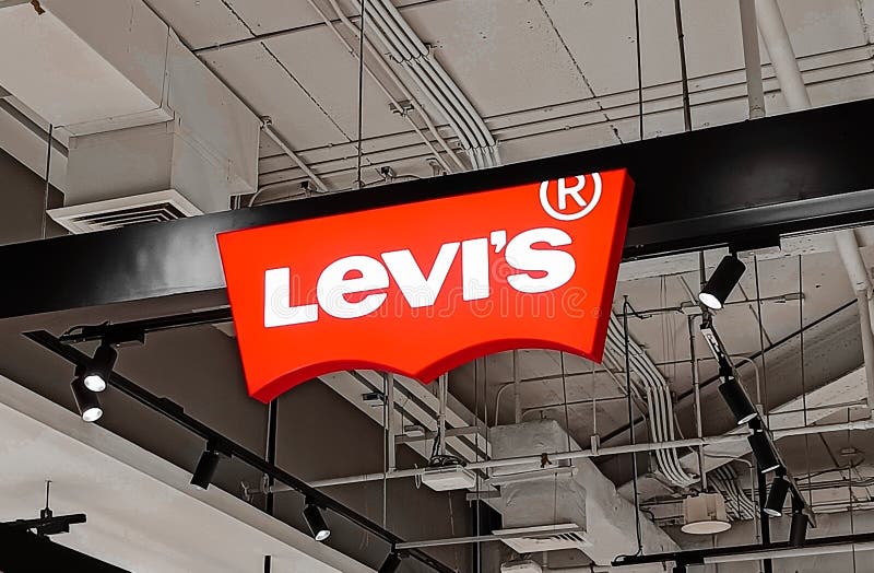 Light Box Billboard with Logo Levi S Editorial Photography - Image of luxury, trendy: 347174812