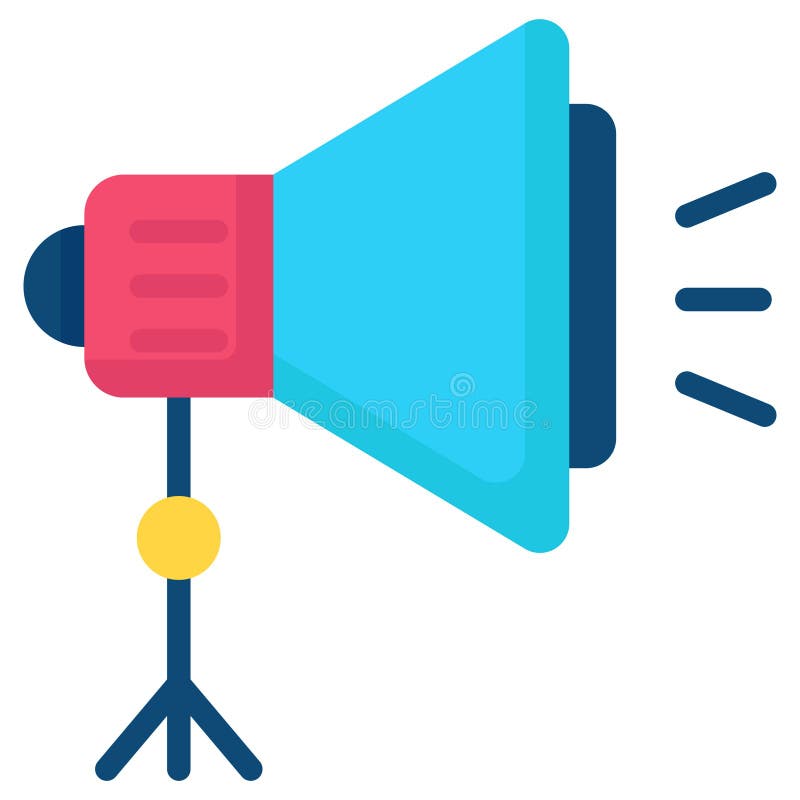 Light Box Flat Icon , Photography and Digital Art Flat Vector Icon Stock Vector - Illustration ...