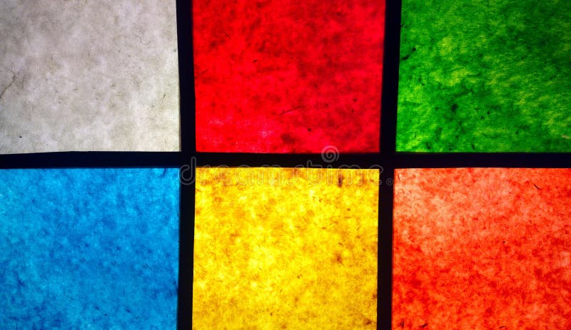 The Light Boxes Made from Mulberry Paper Stock Photo - Image of ...