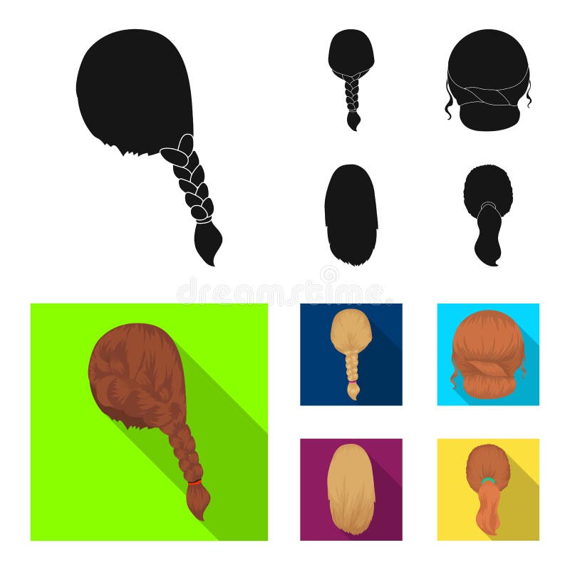 Hair Braid Icon Stock Illustrations – 1,628 Hair Braid Icon Stock ...