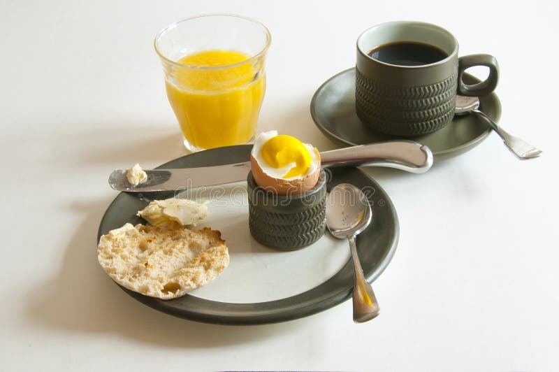 A light Breakfast stock image. Image of plate, muffin - 19233995