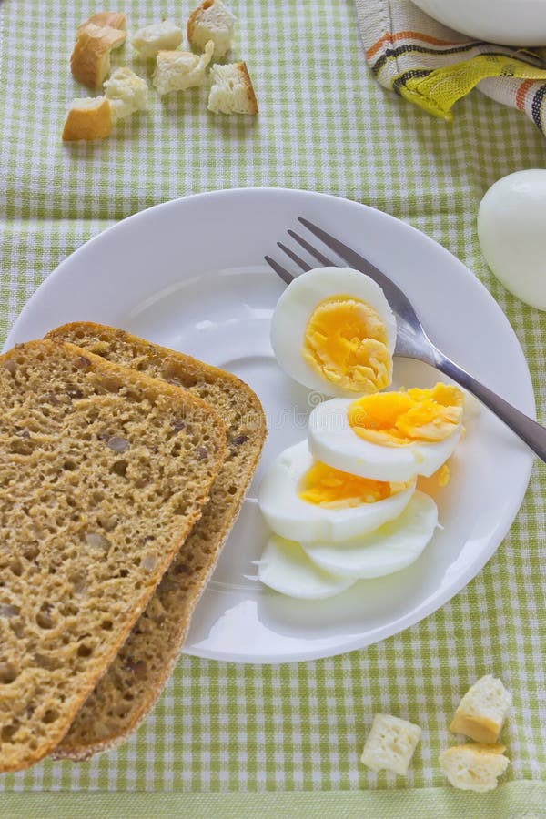 Light breakfast stock image. Image of white, plate, breakfast - 34573275