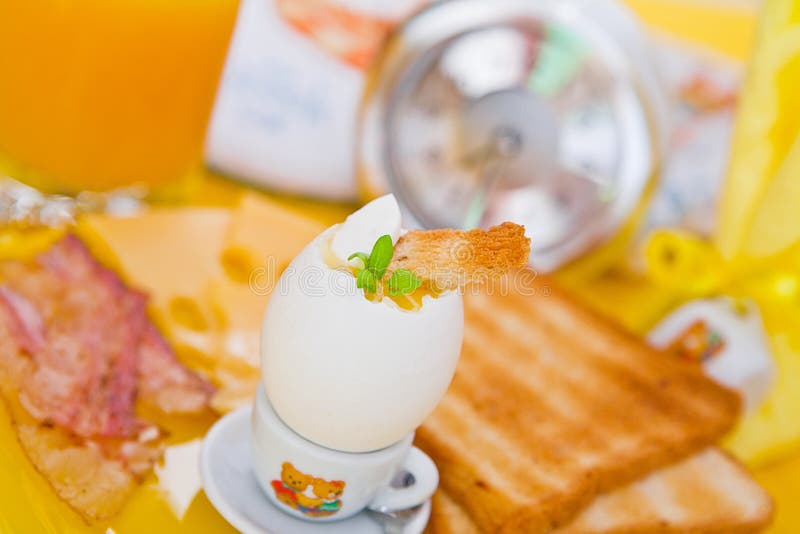 Light Breakfast on the Table Stock Photo - Image of healthy, pureed ...