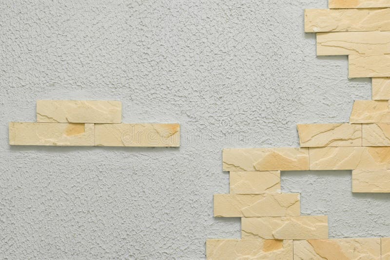 Light Brick Element Fragment Abstract Interior Design Wall Pattern Sand ...