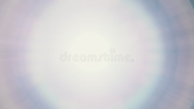 The Light of a Bright Flashlight Directed at the Camera Moves from Side ...