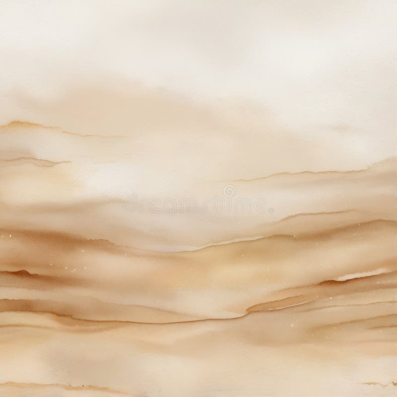 A Light Brown Abstract Watercolor Background with a Blurred and Faded ...