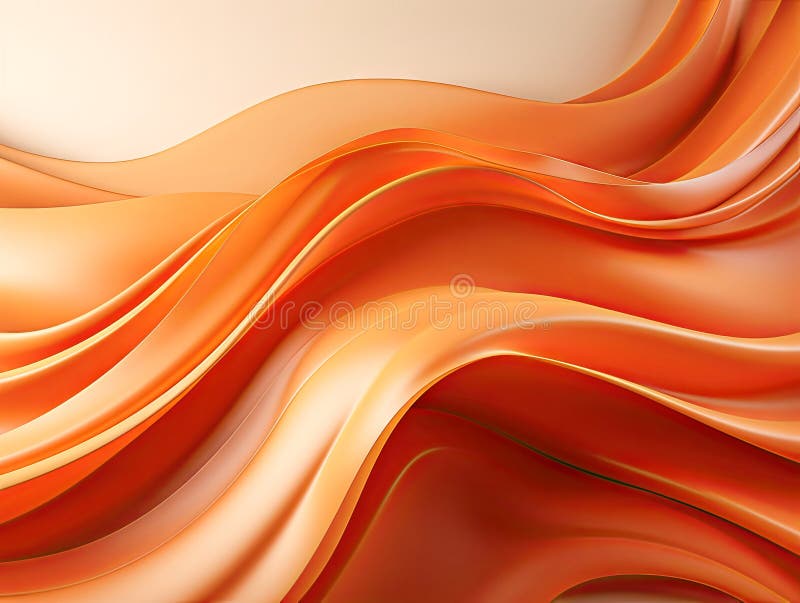 Light Brown Abstract Wavy Background Stock Illustration - Illustration ...