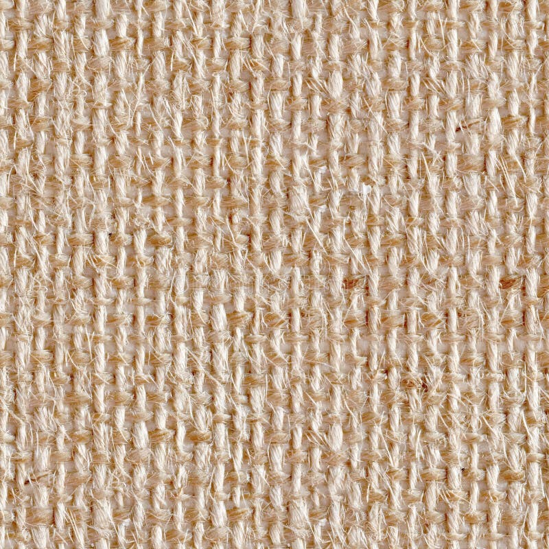 Light Brown, Beige Canvas Close-up. Seamless Square Texture. Stock ...