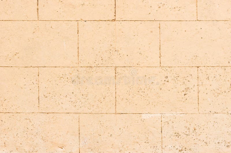 Brown Block Shaped Nature Stone Wall Texture Stock Image - Image of ...