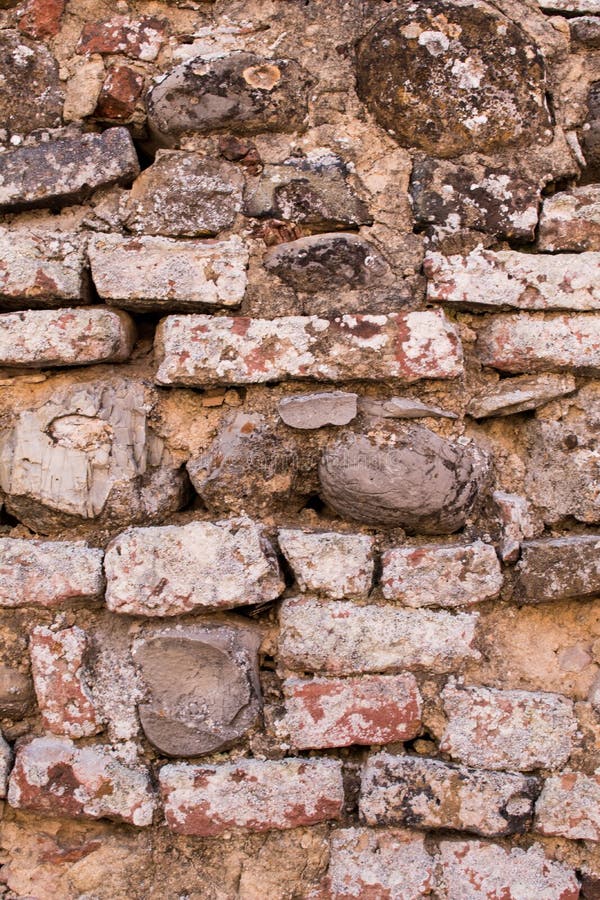 Light Brown Brick Wall Background Texture, Old Bricks Rusty Wall Stock ...