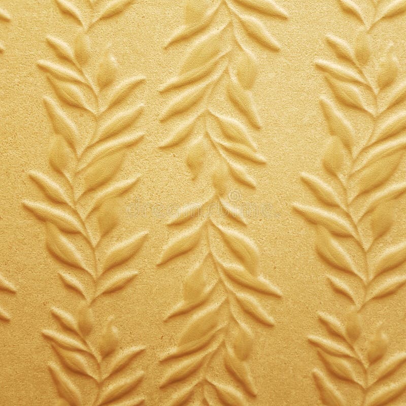 Light Brown Ceramic Tile with Leaves Pattern for Wall Decoration ...