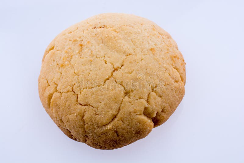 Light brown cookie stock photo. Image of biscuit, white - 75544526