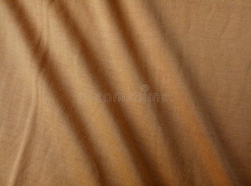 Light Brown Cotton Fabric Background with Wavy Surface Texture Stock ...