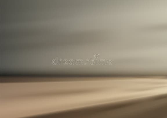 Light Brown Floor Surface Merging into Hazy Gray Backdrop Minimalist ...