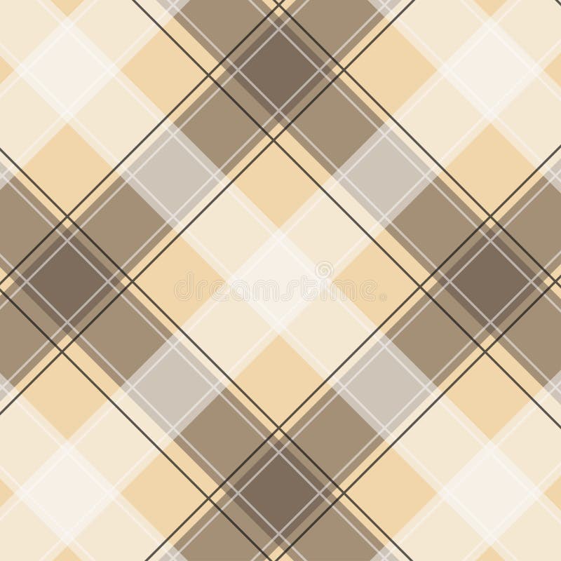 Light Brown Gingham Pattern. Stock Illustration - Illustration of ...