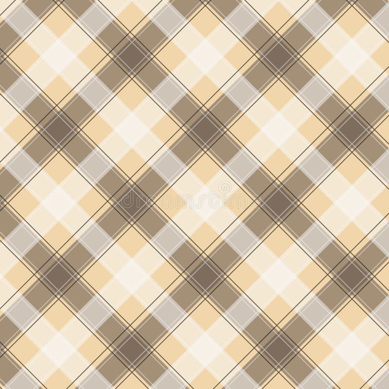 Light Brown Gingham Pattern. Texture from Squares for - Plaid ...