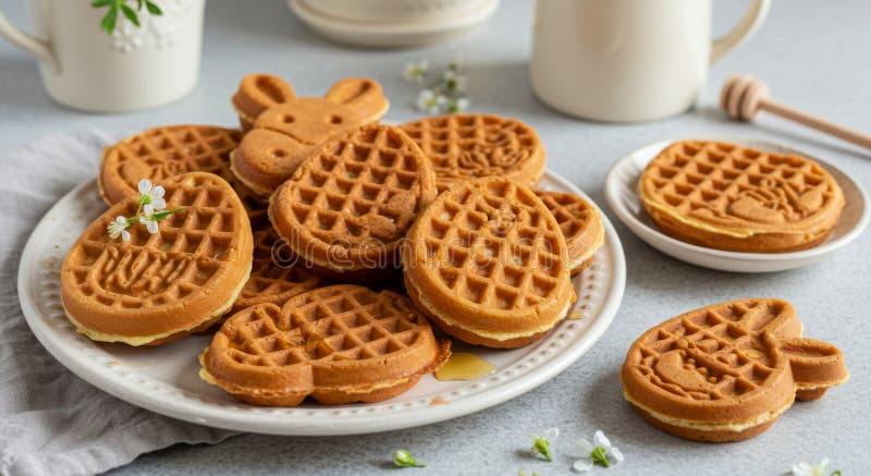 Brown Mini Waffles Stock Illustrations – 16 Brown Mini Waffles Stock ...