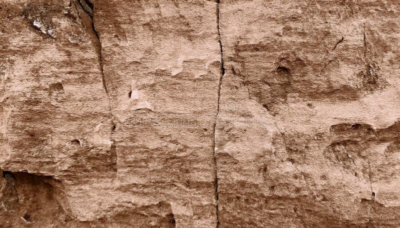 Light Brown Rock Texture. Rough Mountain Surface. Close-up. Beige Stone ...