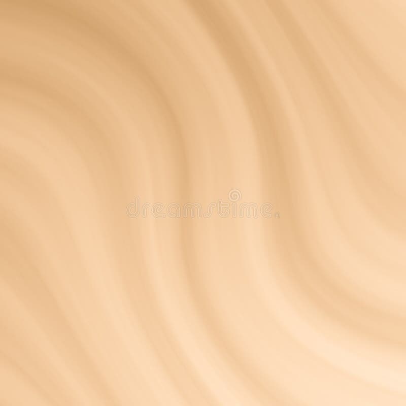 Light Brown Smooth Chocolate Abstract Shapes Stock Illustration ...