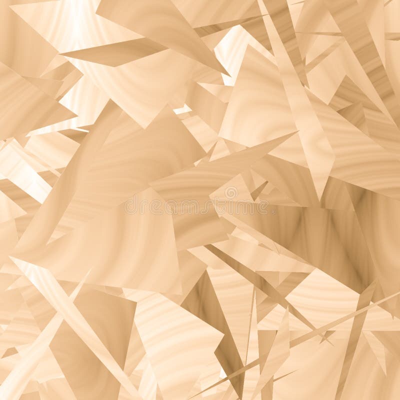 Light Brown Smooth Chocolate Abstract Shapes Stock Illustration ...