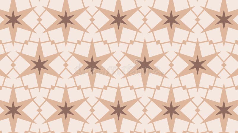 Light Brown Star Pattern Background Vector Art Stock Illustration ...