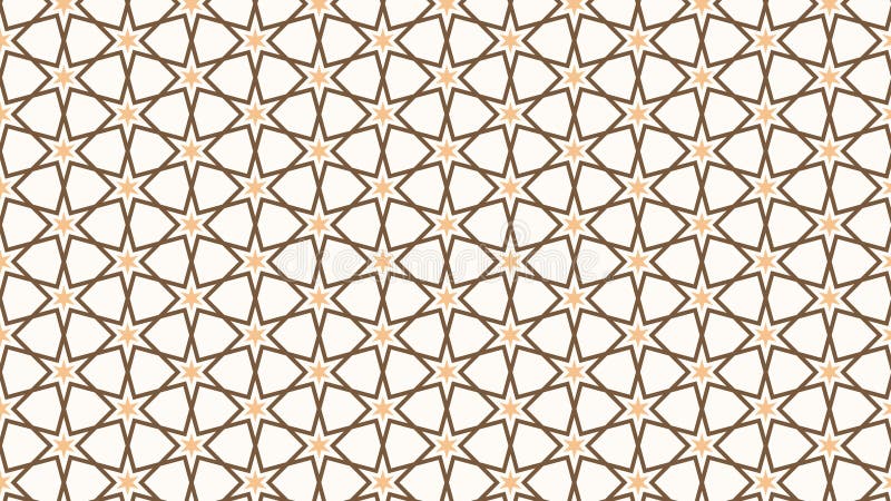 Light Brown Stars Background Pattern Vector Graphic Stock Vector ...