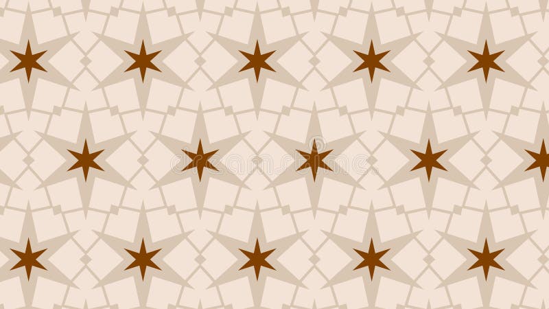 Light Brown Stars Pattern Background Vector Image Stock Vector ...
