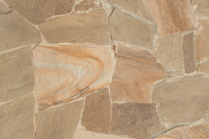 Light Brown Stone Mosaic Pattern Floor Solid Abstract Background ...