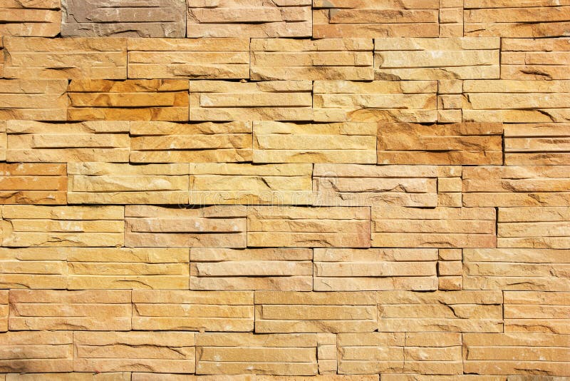 Light Brown Stone Wall Texture Stock Photo - Image of covering ...