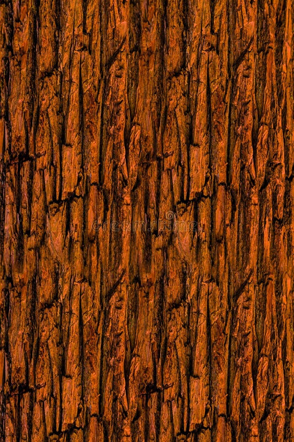 Light Brown Surface Tree Bark Vertical Lines Uneven Weathered Surface ...