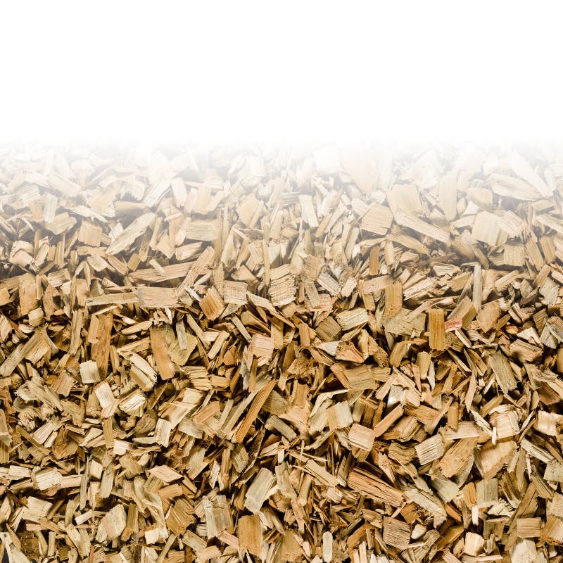 Tan Wood Chips Create Abstract Rough Organic Background Stock Image ...