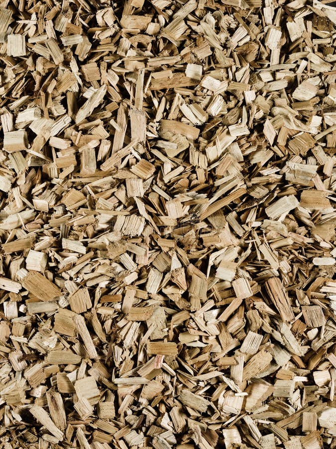 Brown Tan Wood Chips Create Abstract Rough Texture Natural Background ...