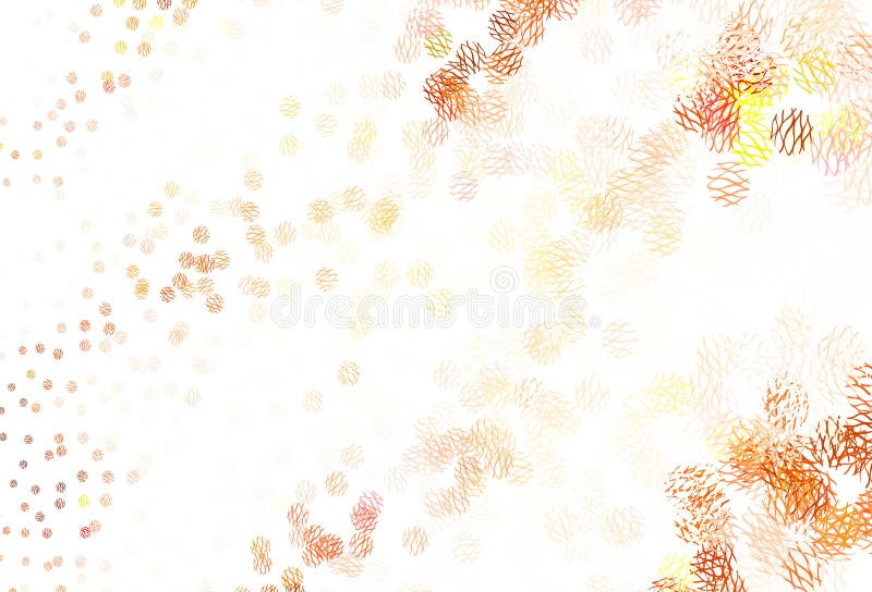 Light Brown Vector Background with Circles, Curves Stock Vector ...