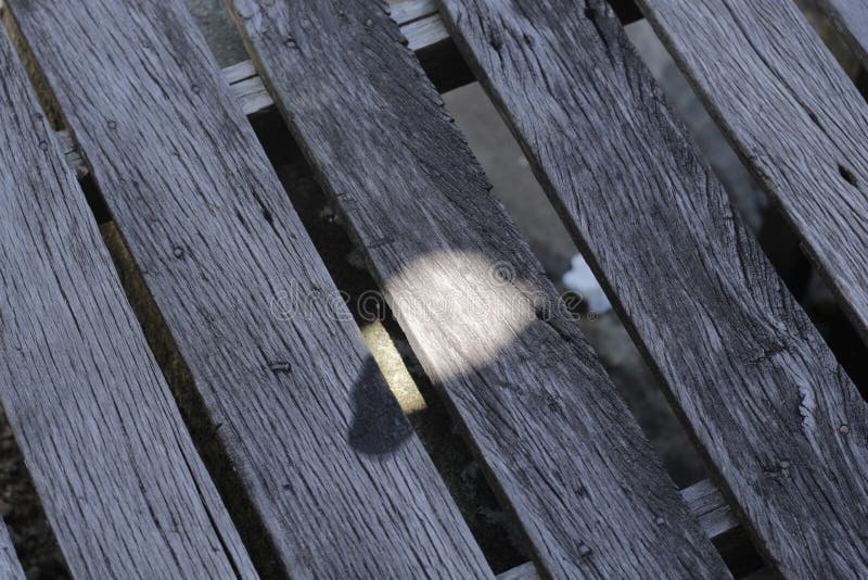 A Light on a Brown Wooden Bridge in the Daytime Stock Image - Image of ...