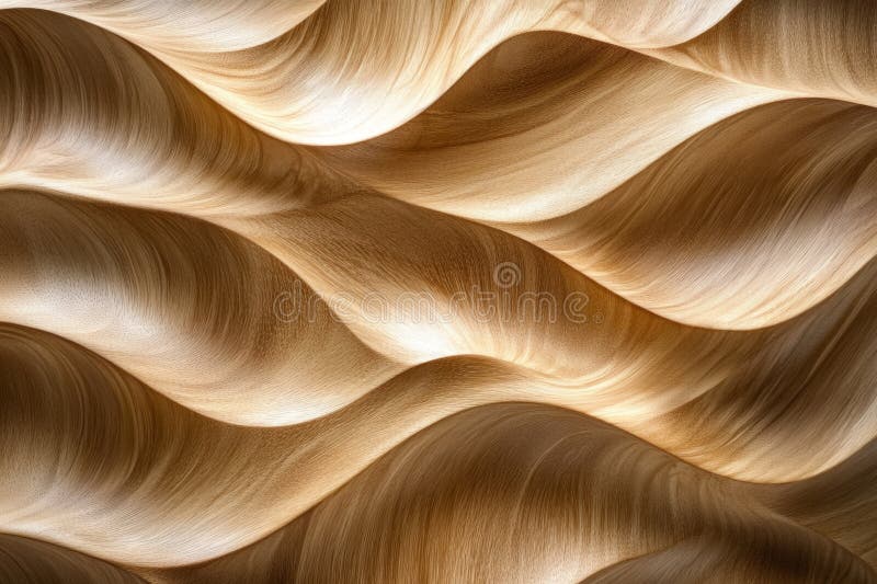Light Brown Wooden Waves Creating an Abstract Pattern, Perfect for ...