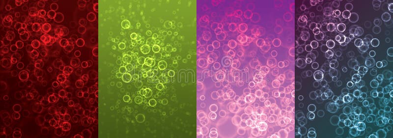 Light Bubbles Collection stock illustration. Illustration of colourful ...