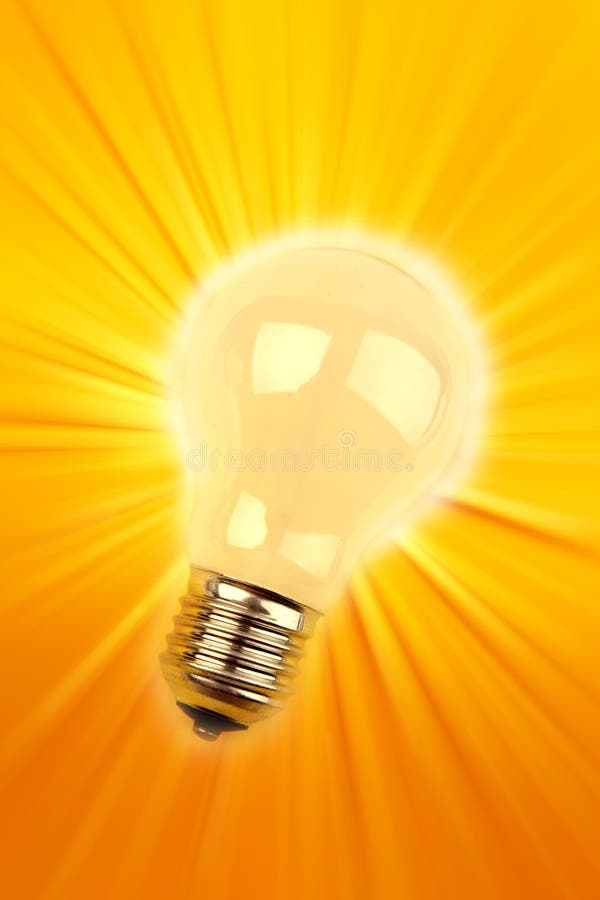 One bright light-bulb stock image. Image of concepts, bright - 4644405