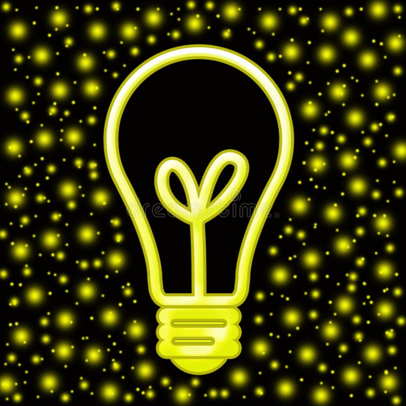 Hope Lightbulb Represents Want Wishes and Wants Stock Illustration ...