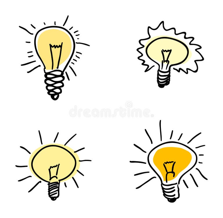Light bulb stock vector. Illustration of bright, concepts - 21584083