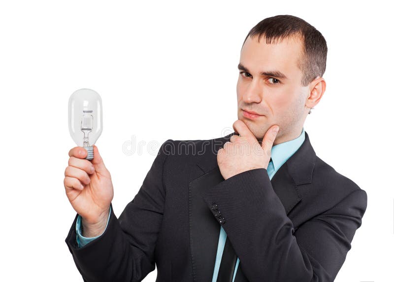 Light bulb stock image. Image of brain, conceptual, genius - 37662587
