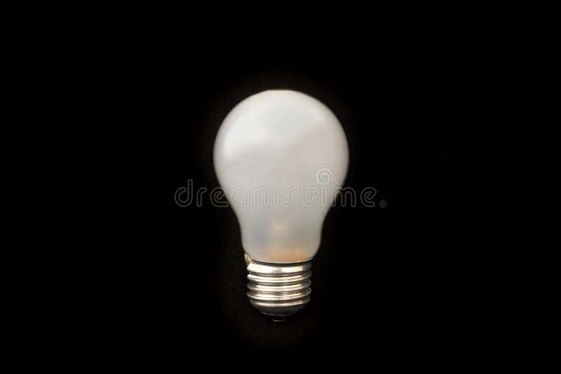 High-key Light Bulb, Concept of Clean Energy Stock Photo - Image of ...