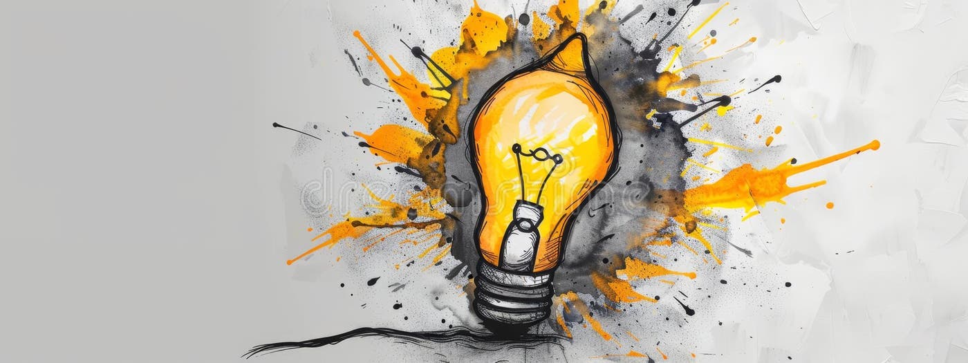 Light Bulb Graffiti Sketch Stock Illustrations – 100 Light Bulb ...