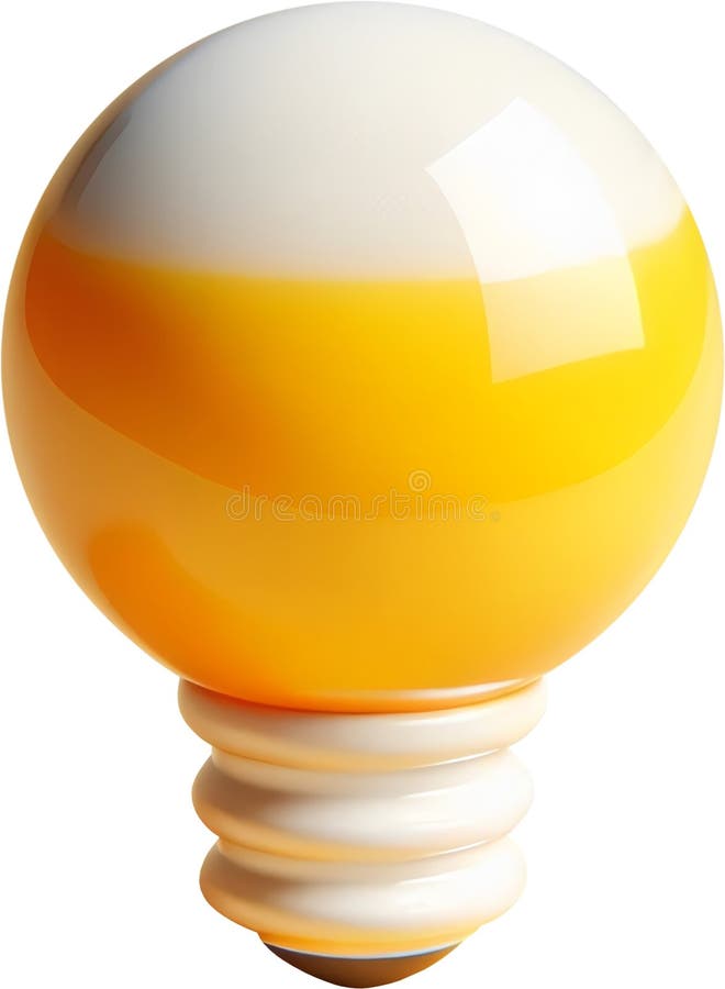 Light Bulb, AI Generated Illustration Stock Illustration - Illustration ...